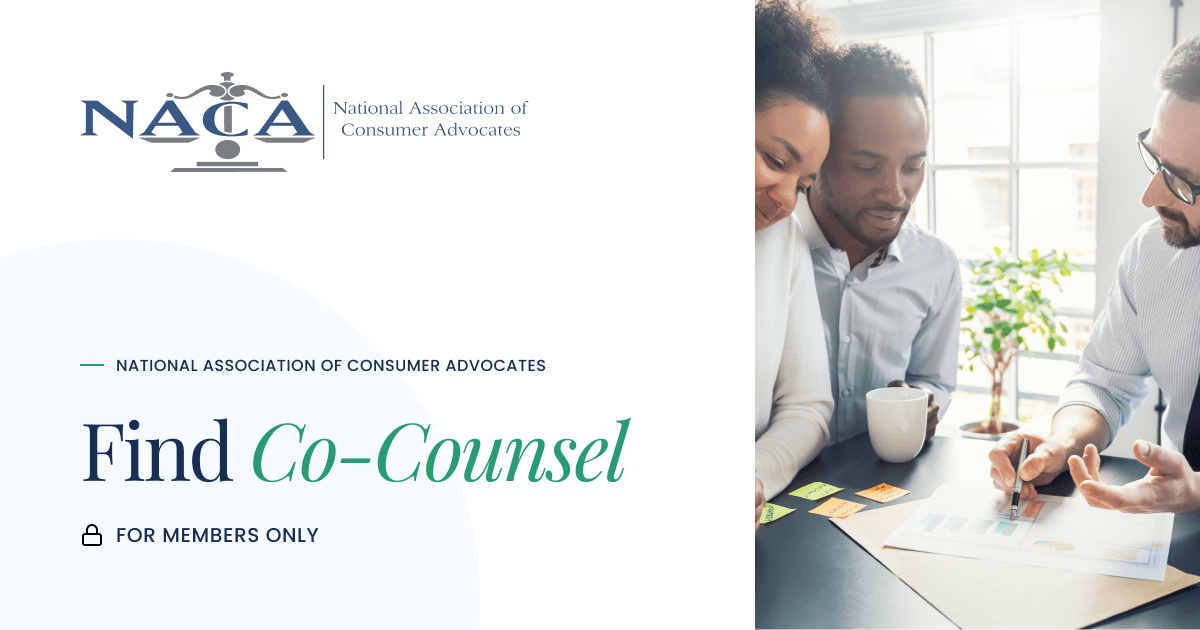 Find Co-Counsel - NACA